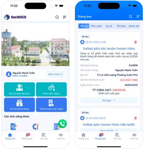 HueWACO - Công ty Cổ phần cấp nước Huế
